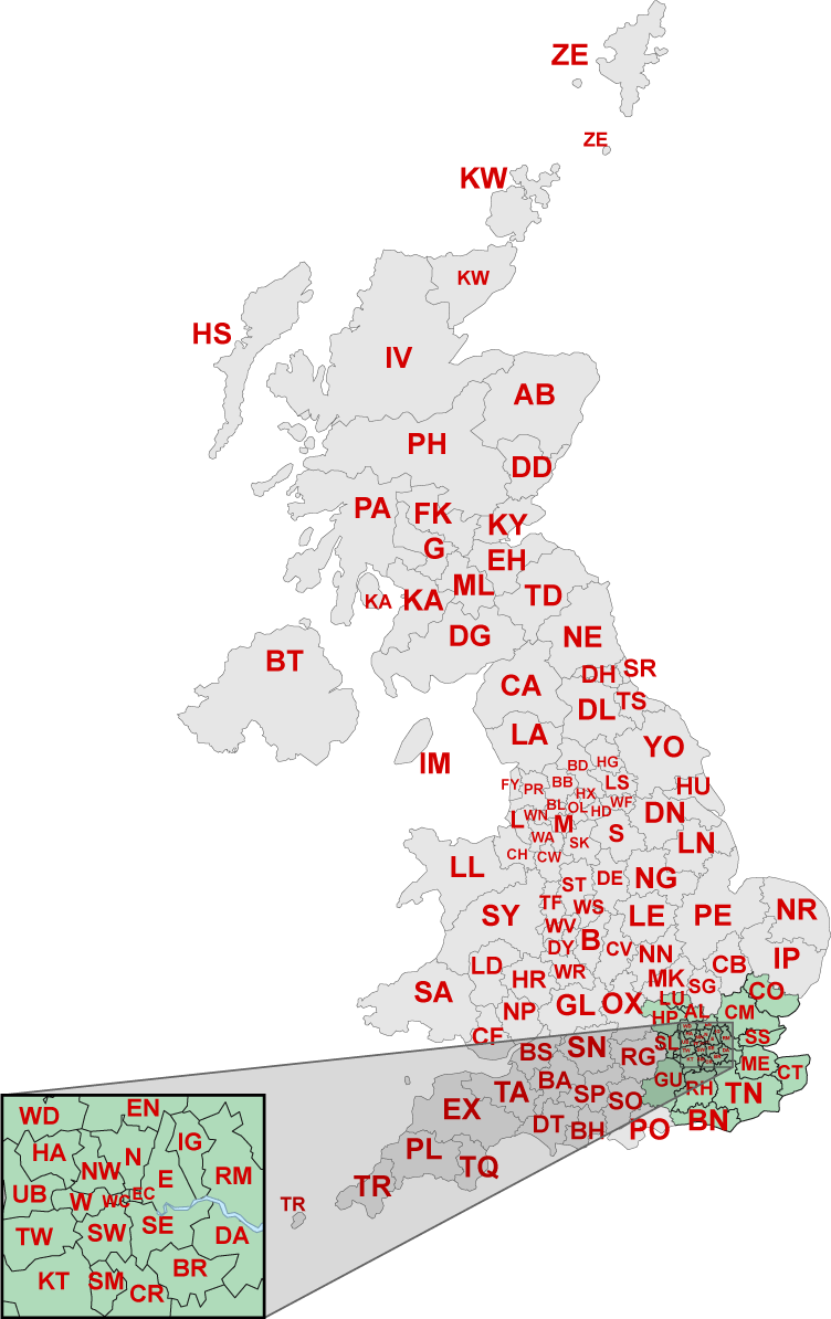 Local delivery area map – FR Jones & Son