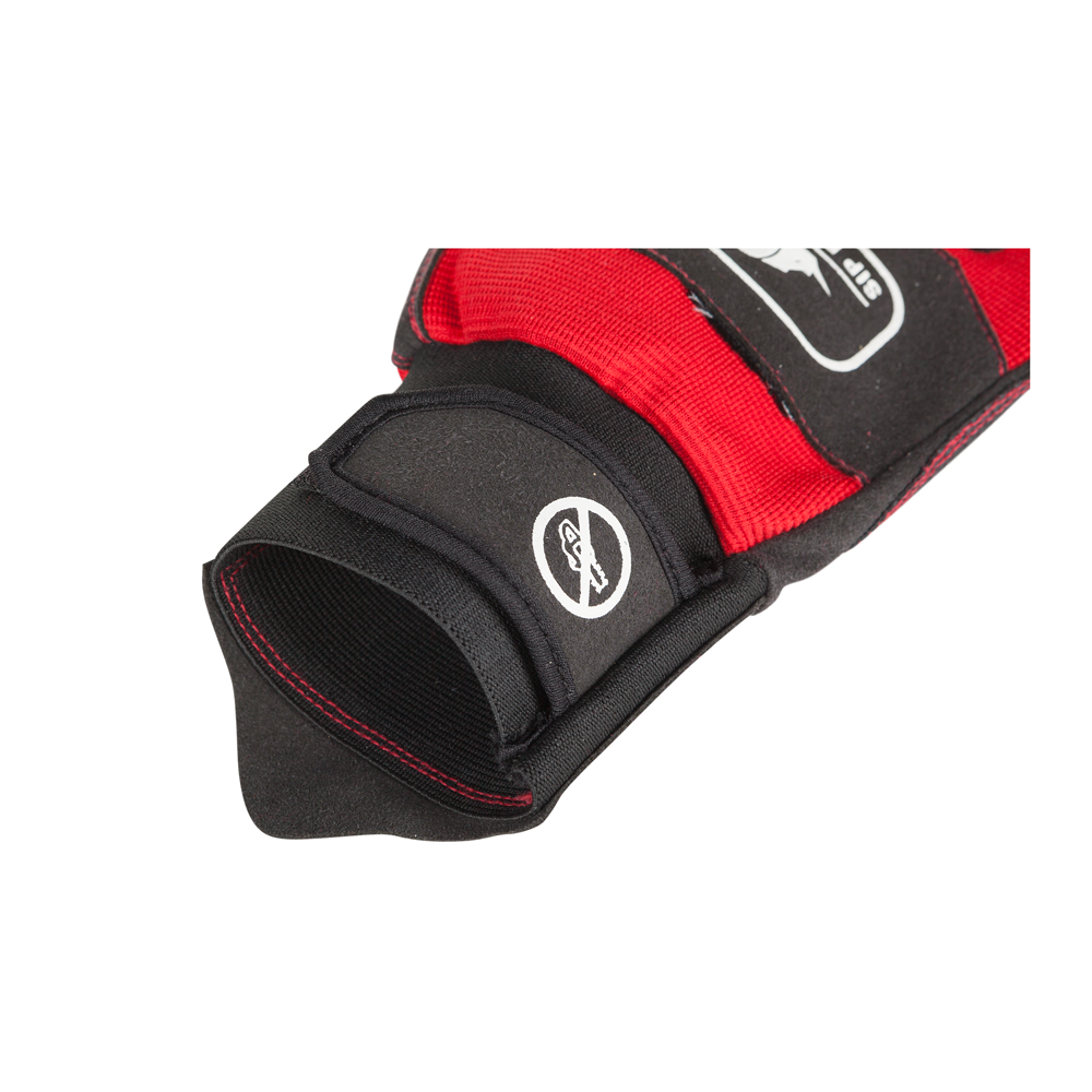 SIP Protection single-hand protection chainsaw gloves (Class 1) (Red ...