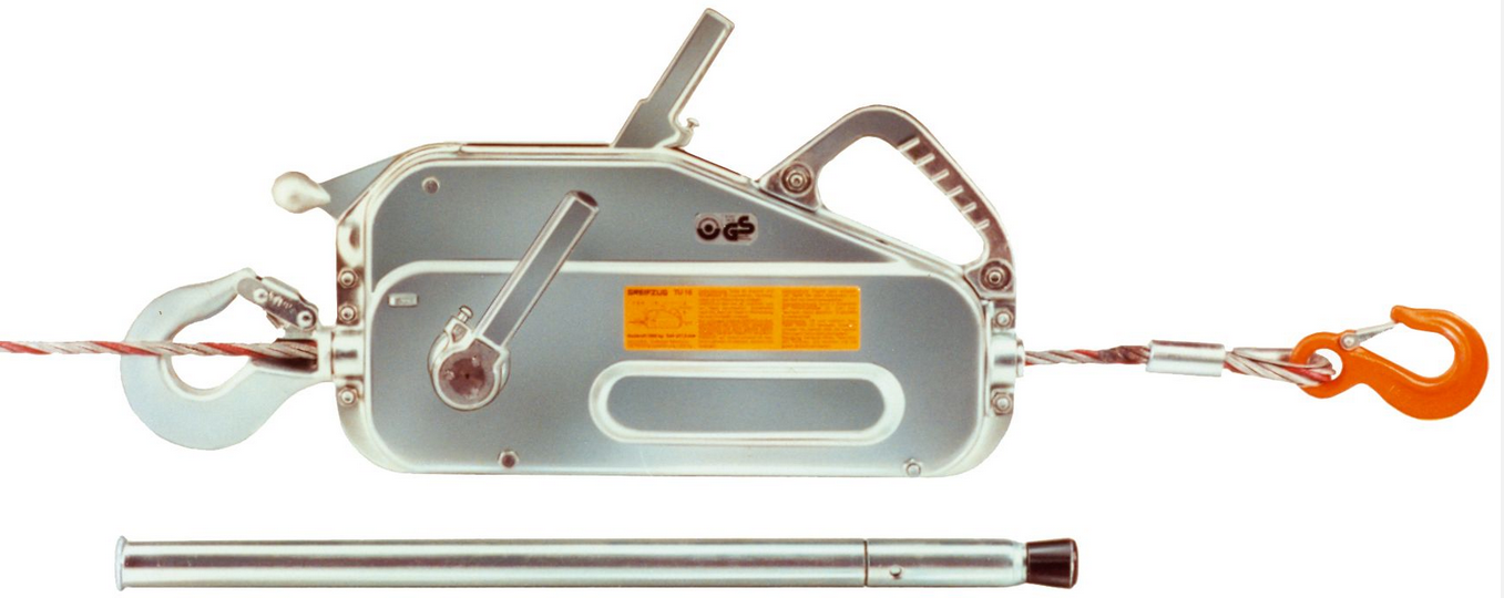 Tirfor TU16 winch with 20m cable – FR Jones & Son