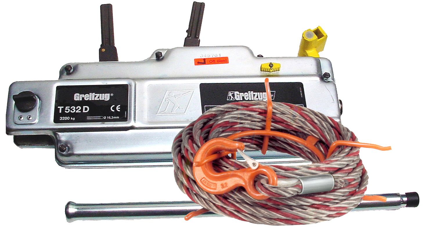 Tirfor T532D winch with 20m cable – FR Jones & Son