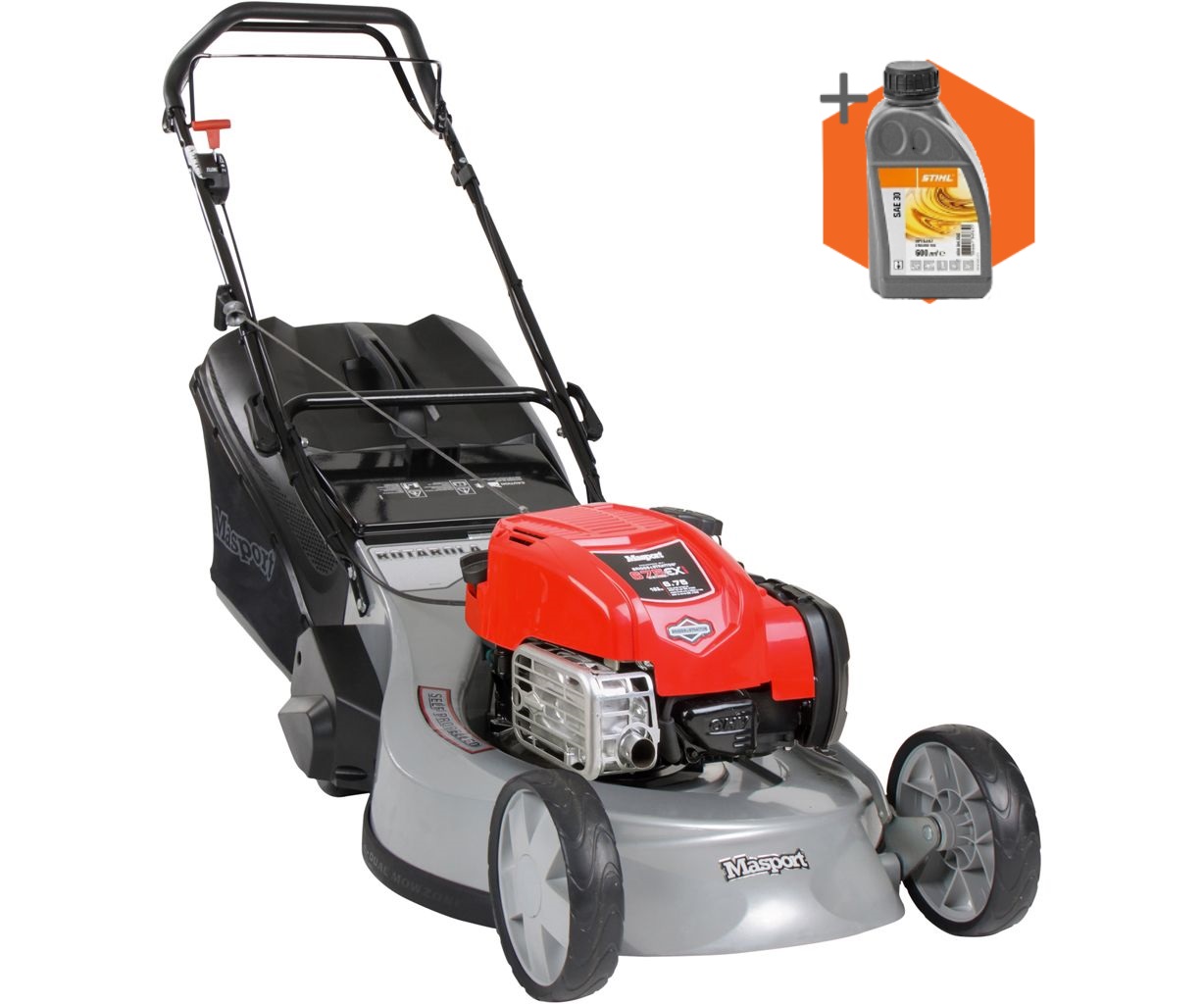 Masport Rotarola SP petrol self-propelled rear-roller lawn mower (22 ...