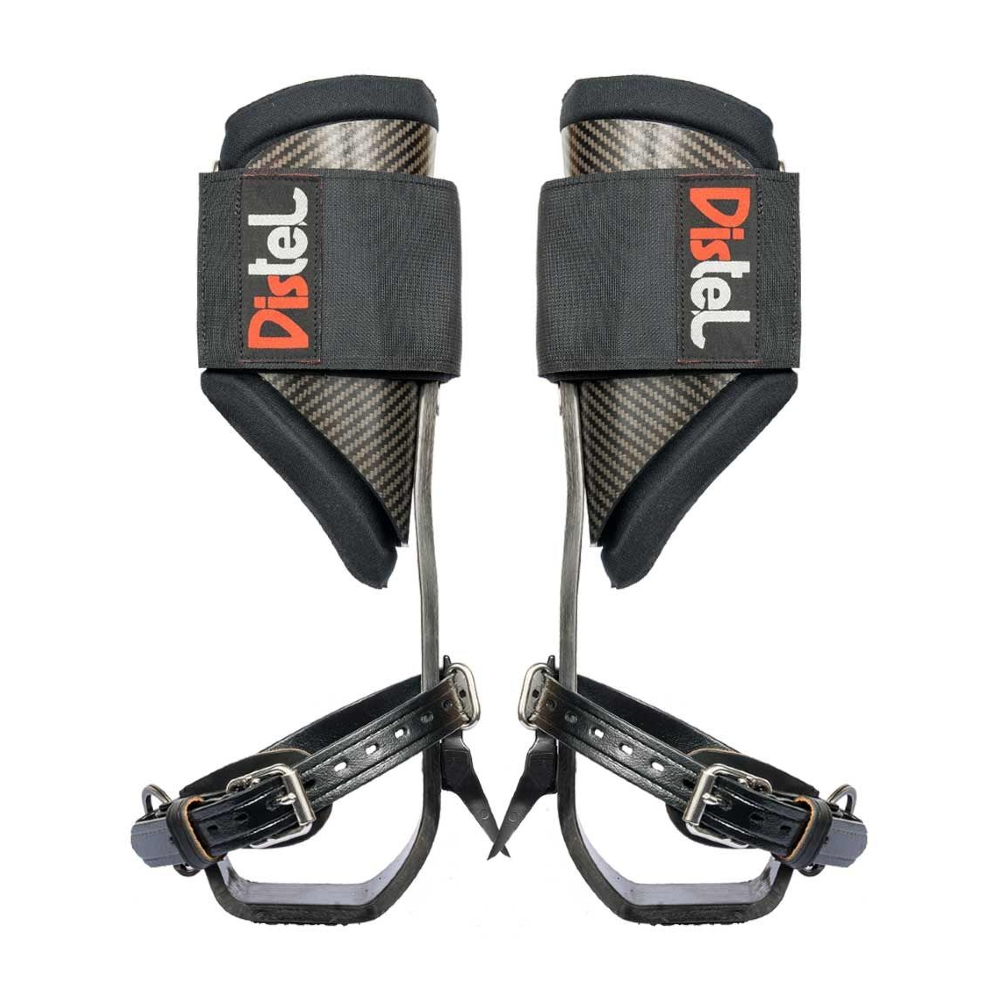 Distel Classic carbon fibre climbing spikes (leather straps) – F.R ...