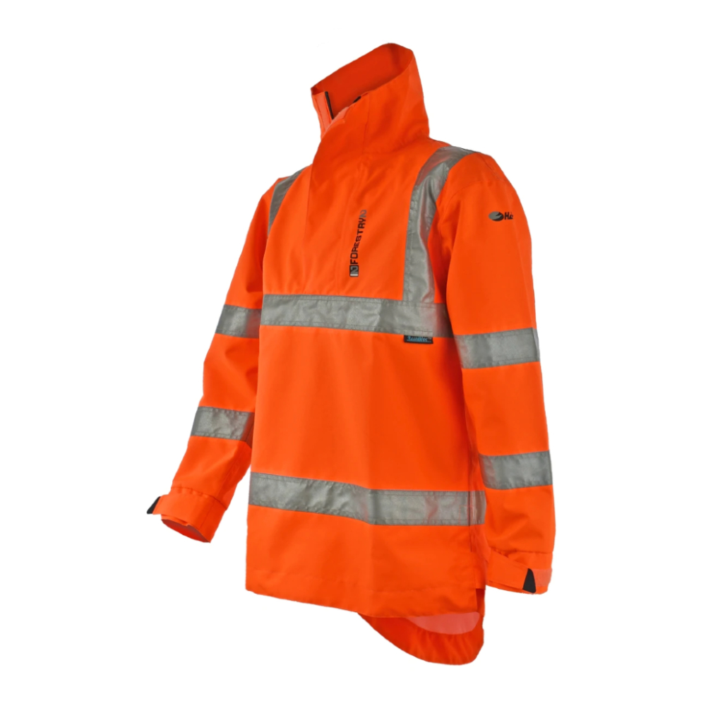 Harkie Forestry 2 waterproof overhead smock (Hi-Viz Orange) – F.R ...