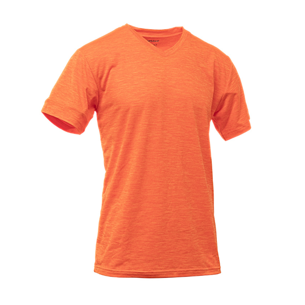 Pfanner Skin Dry V Neck T Shirt Orange F R Jones And Son