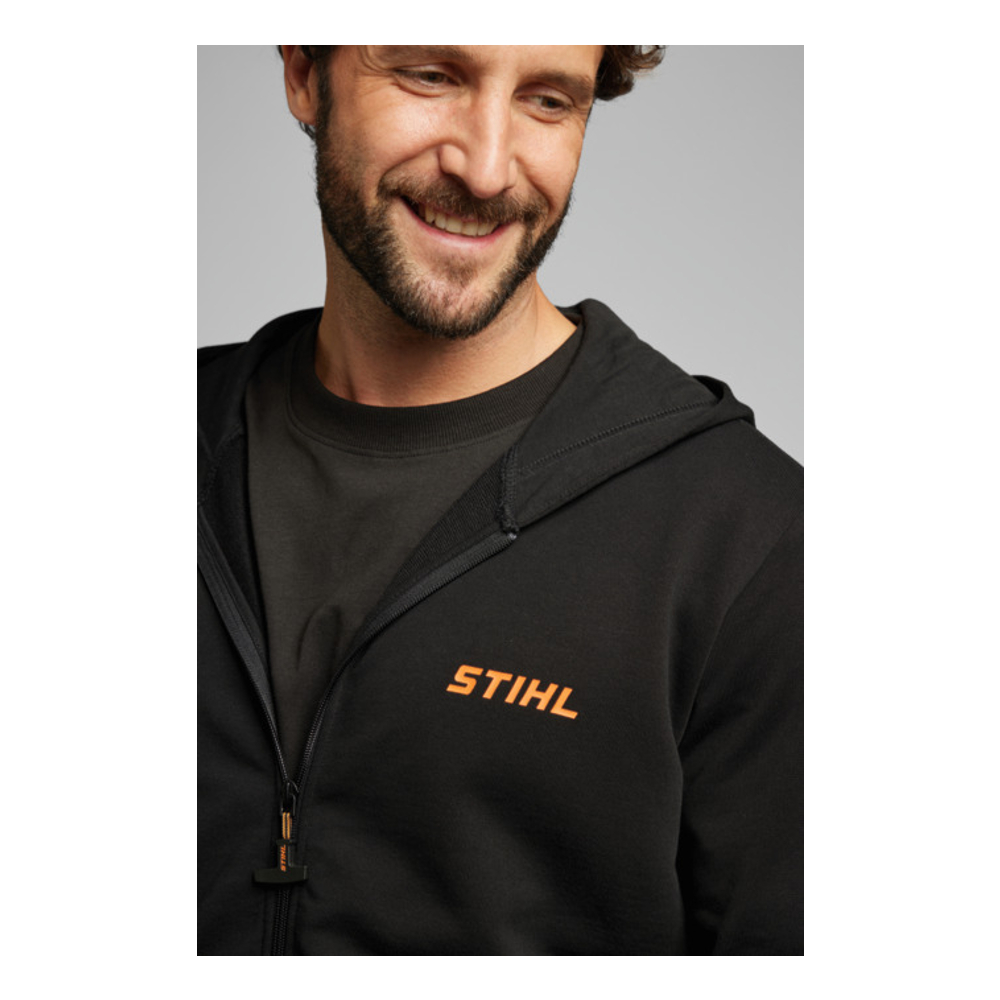 Stihl Logo hoodie jacket (Black) – F.R. Jones & Son