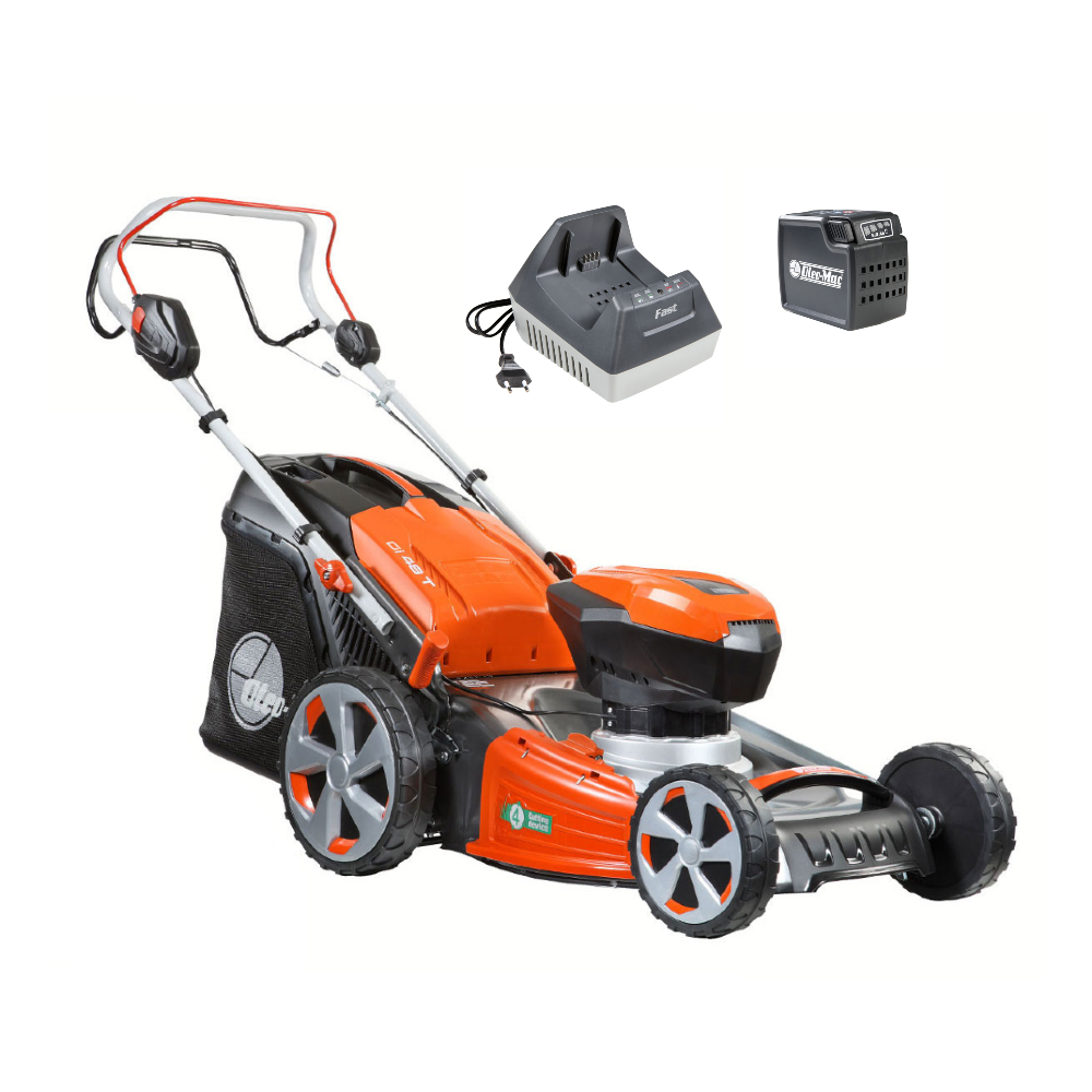 Oleo-Mac GI48T-KIT battery self-propelled four wheeled lawn mower (46cm ...