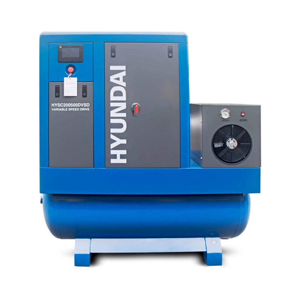 Hyundai HYSC200500DVSD 3 phase direct drive screw air compressor – F.R ...
