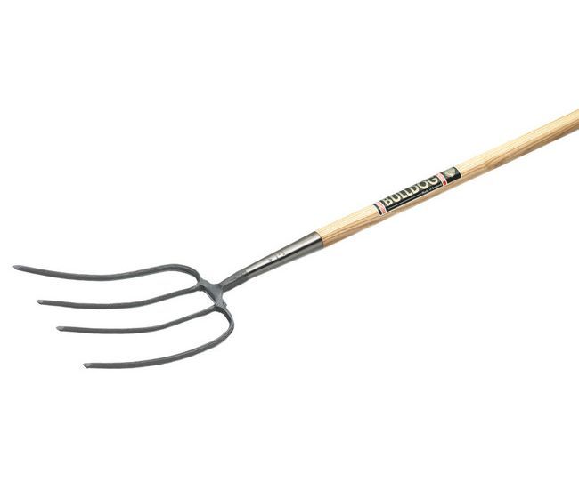 Bulldog manure fork (4 prong) (48″ handle) – FR Jones & Son